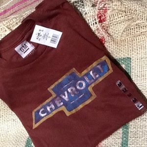 General Motors | Shirts | Nwt Chevy Maroon Gm Tee | Poshmark